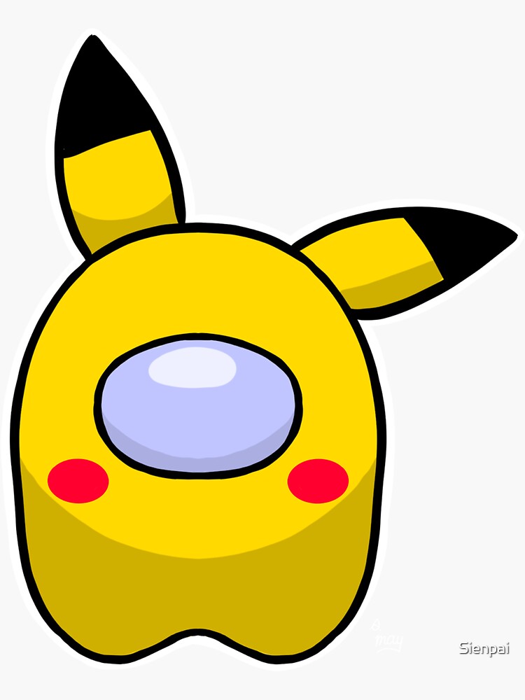 "Yellow sus" Sticker for Sale by Sienpai | Redbubble