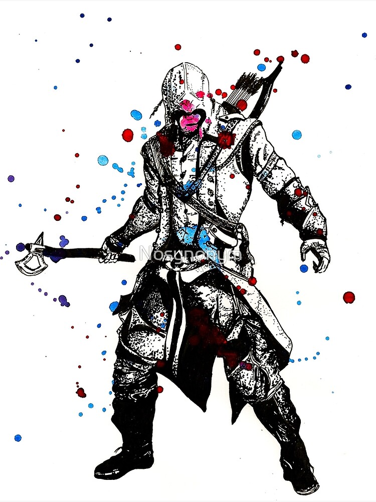 "A Splash of Color Assassin" Art Print by Nosynonym | Redbubble