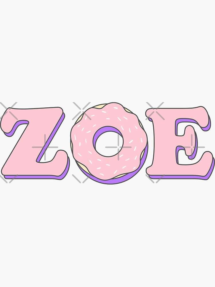 "Zoe laverne - zonut zoe" Sticker for Sale by nananinanana | Redbubble