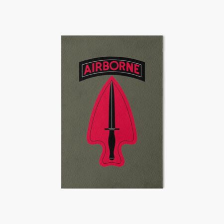 "Airborne Special Forces Dagger Emblem" Art Board Print by aliberalino ...