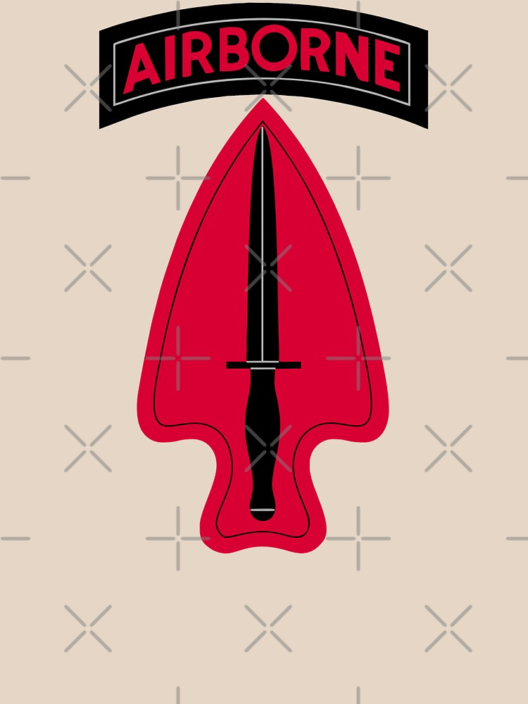 "Airborne Special Forces Dagger Logo" T-shirt for Sale by aliberalino ...