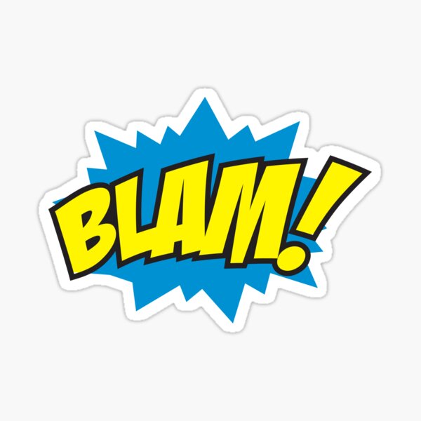 Blam Stickers | Redbubble