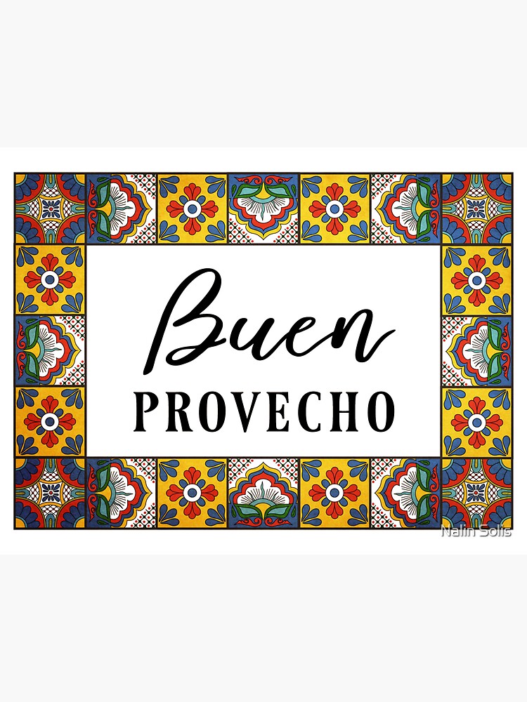 "Buen Provecho" Sticker for Sale by kissoflife | Redbubble