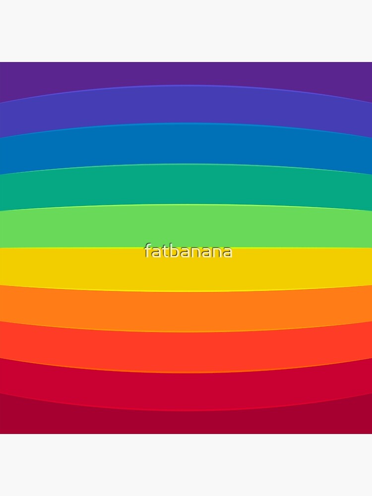 " Rainbow Flag Pattern 2" Poster for Sale by fatbanana | Redbubble