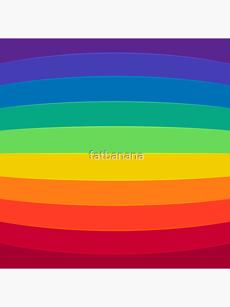 " Rainbow Flag Pattern 2" Sticker for Sale by fatbanana | Redbubble