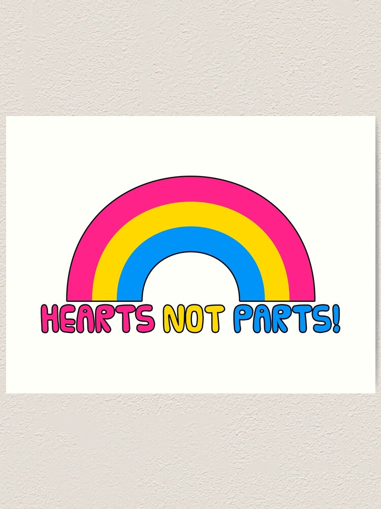 "Hearts Not Parts" Art Print for Sale by hamsters | Redbubble