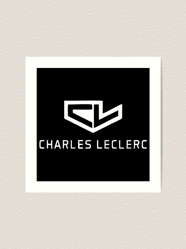 "Best Seller - Charles Leclerc Logo" Art Print by RobertSousas | Redbubble
