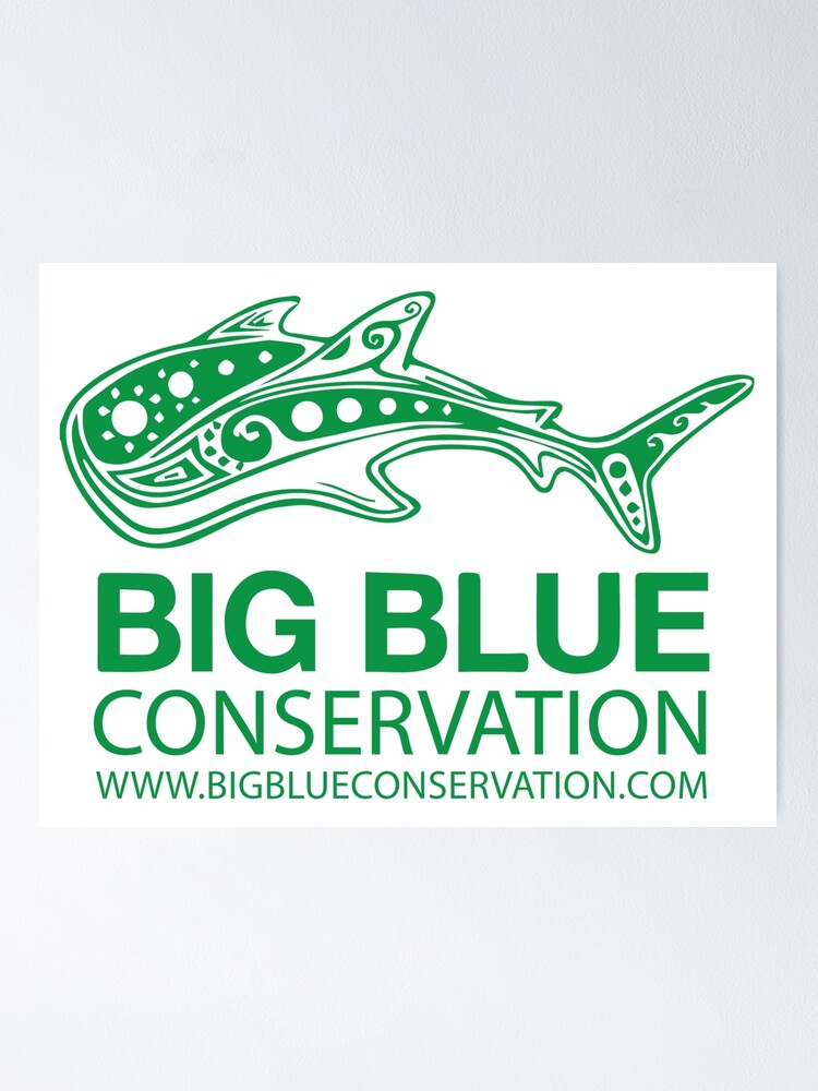 "Big Blue Conservation Green Logo" Poster for Sale by BigBlueDiving ...