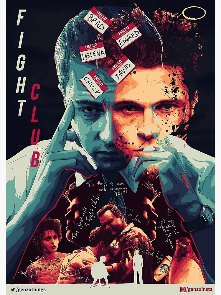 Fight Club Premium Matte Vertical Poster
