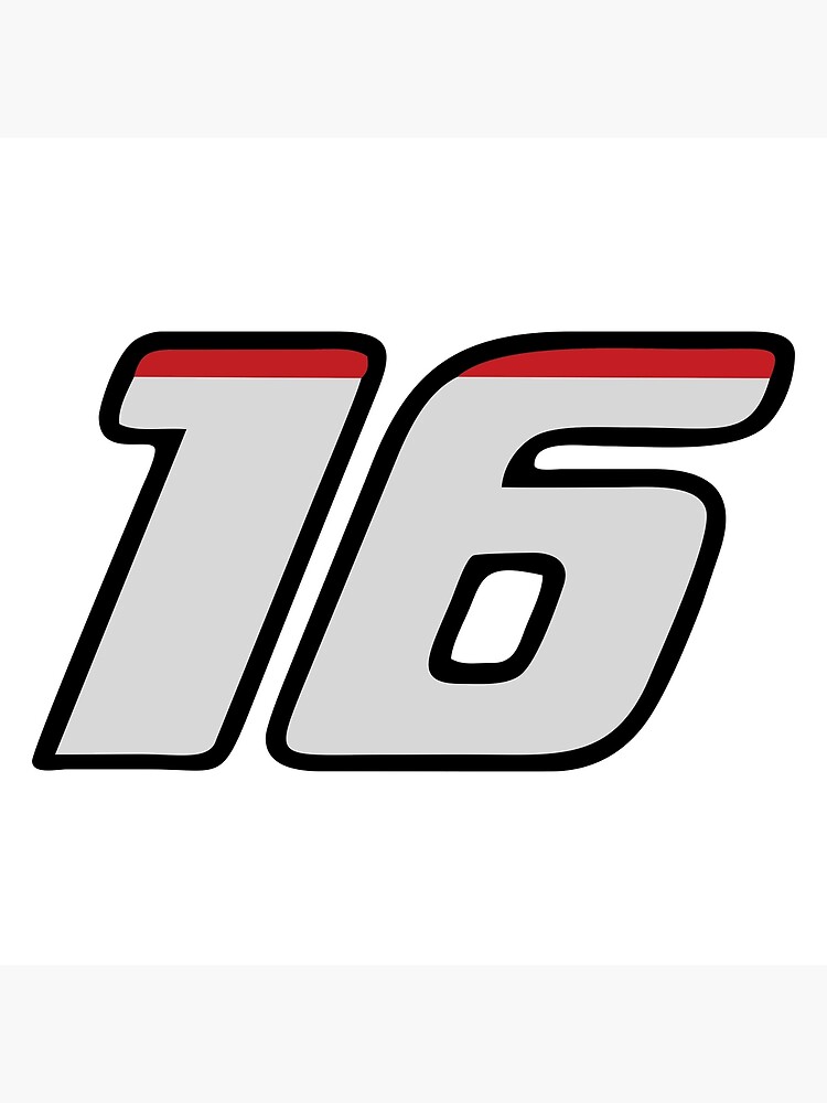 Póster «Mercancía número 16 de Charles Leclerc» de RobertSousas | Redbubble