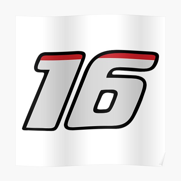 Póster «Mercancía número 16 de Charles Leclerc» de RobertSousas | Redbubble