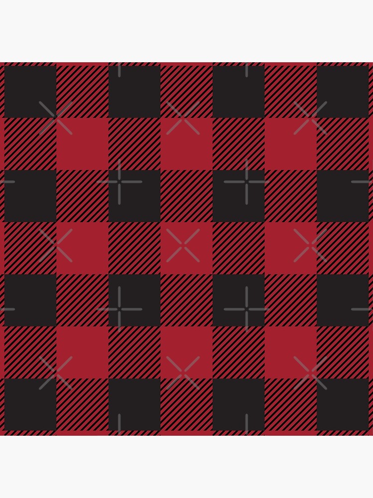"Red buffalo check" Poster by CAview | Redbubble