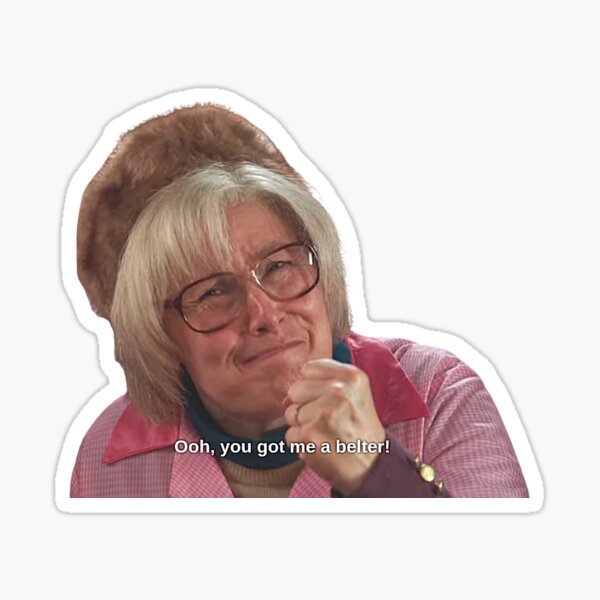 "Ooh, you got me a belter! Isa from Still Game" Sticker for Sale by ...