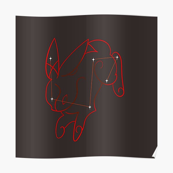 "Genshin Impact Amber Constellation " Poster by simplestick | Redbubble