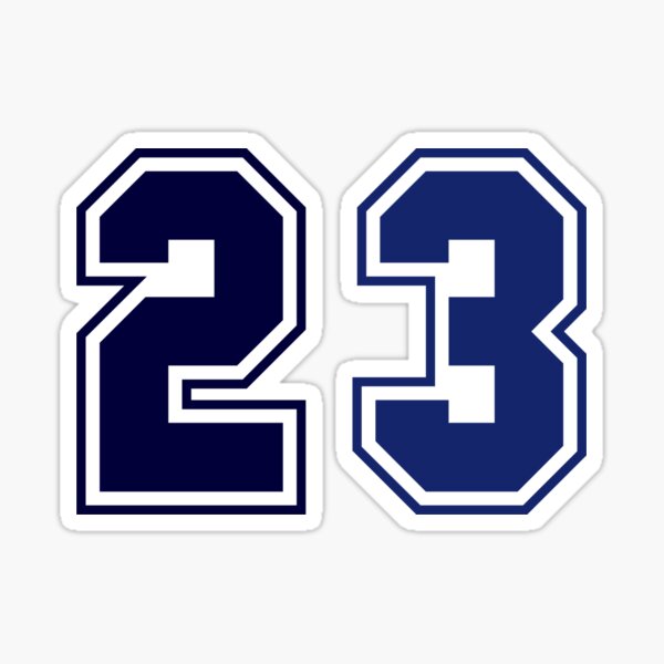 "Player no 23" Sticker for Sale by Amitgupta123 | Redbubble