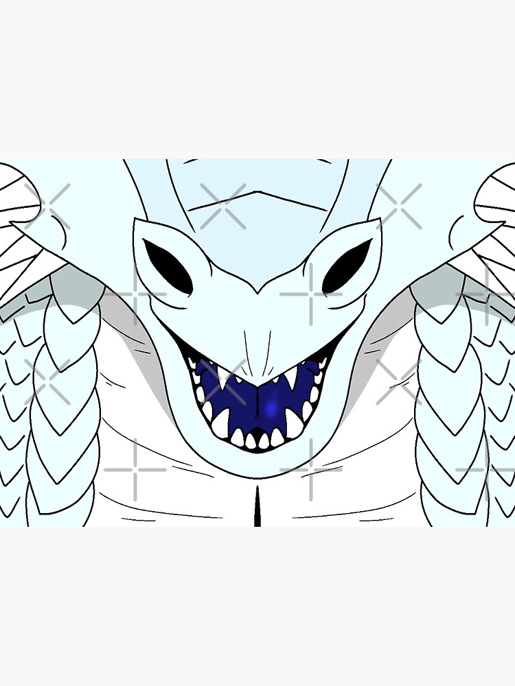 "IceWing Mask - Queen Snowfall" Sticker for Sale by Vegasyote | Redbubble