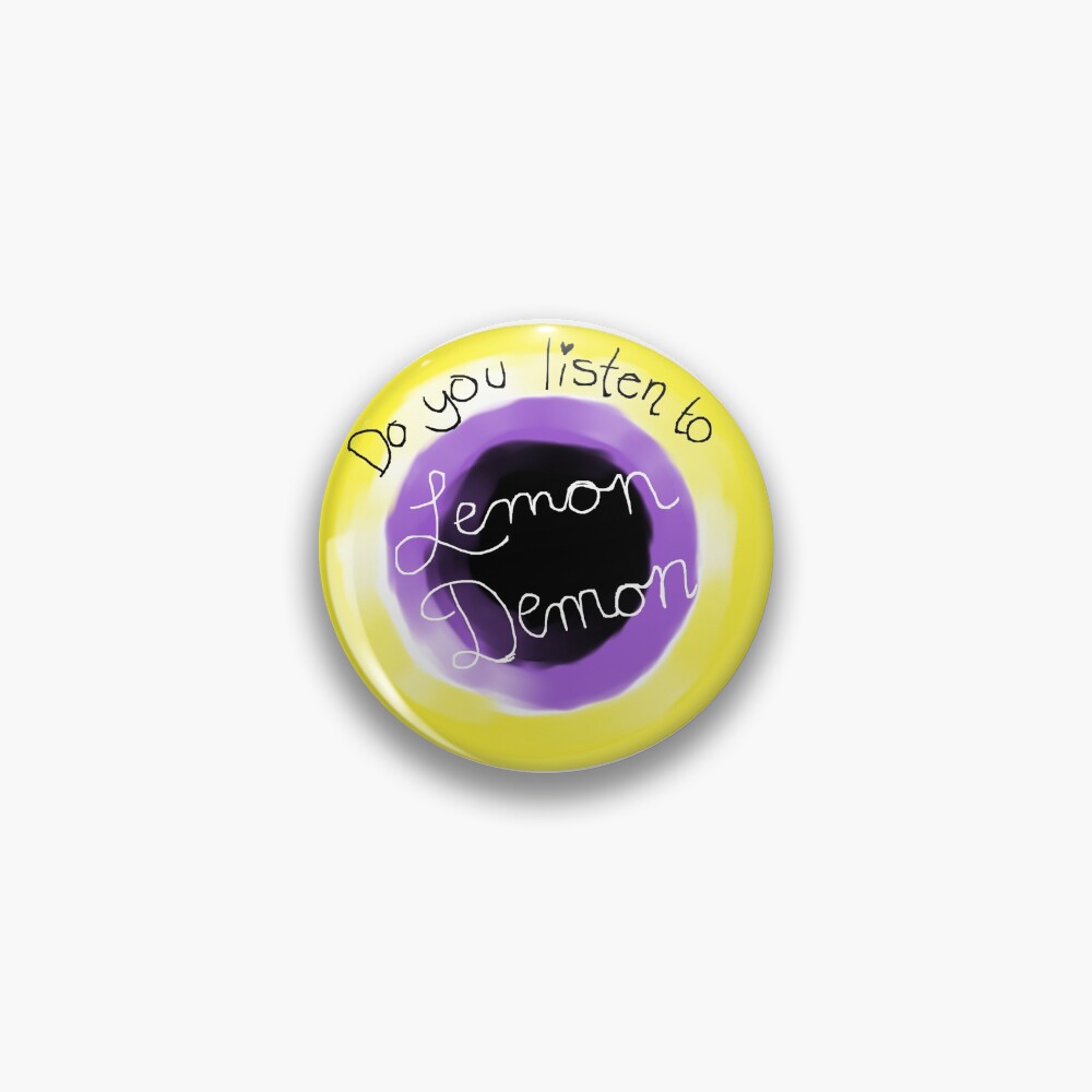 "do you listen to lemon demon" Pin for Sale by bleedmagic | Redbubble