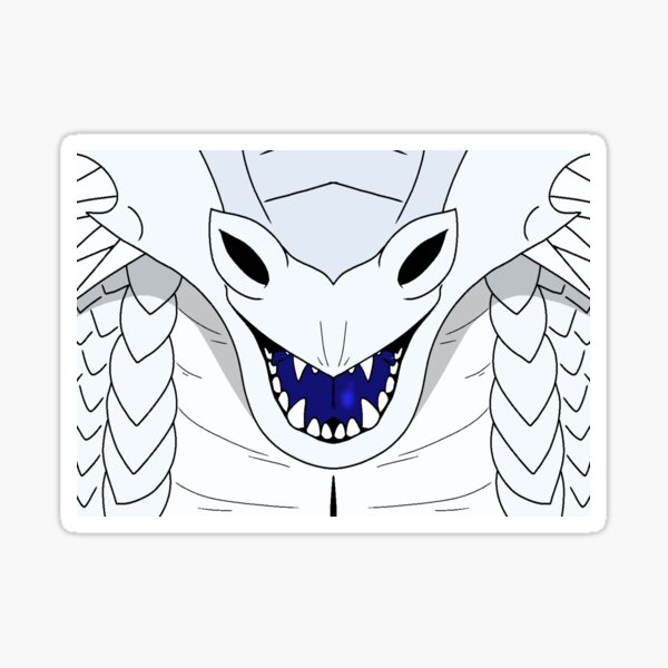 "IceWing Mask - Queen Glacier" Sticker by Vegasyote | Redbubble