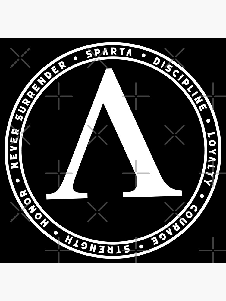 "Spartan Values" Poster for Sale by FEAR-GRAFX | Redbubble