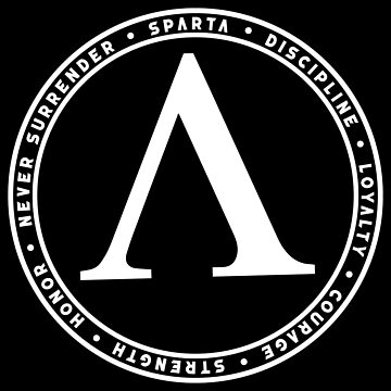 "Spartan Values" Poster for Sale by FEAR-GRAFX | Redbubble