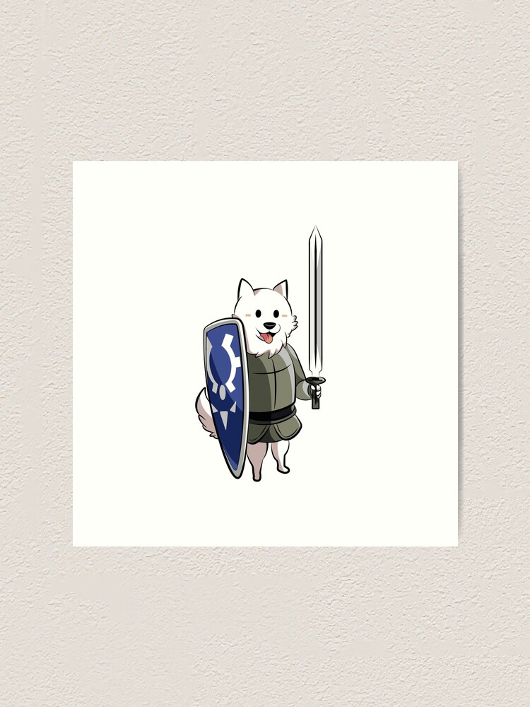 "Undertale Lesser dog" Art Print for Sale by ZARIAA | Redbubble