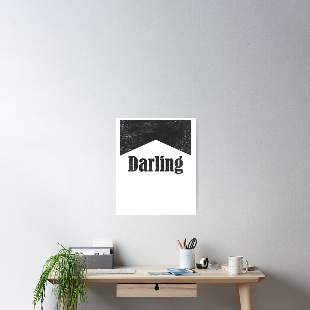 "Darling Logo" Poster by goodprana3891 | Redbubble