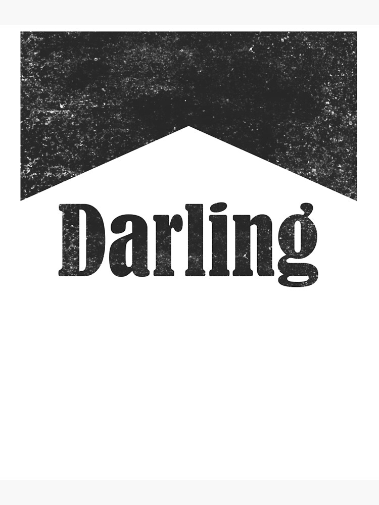 "Darling Logo" Poster by goodprana3891 | Redbubble
