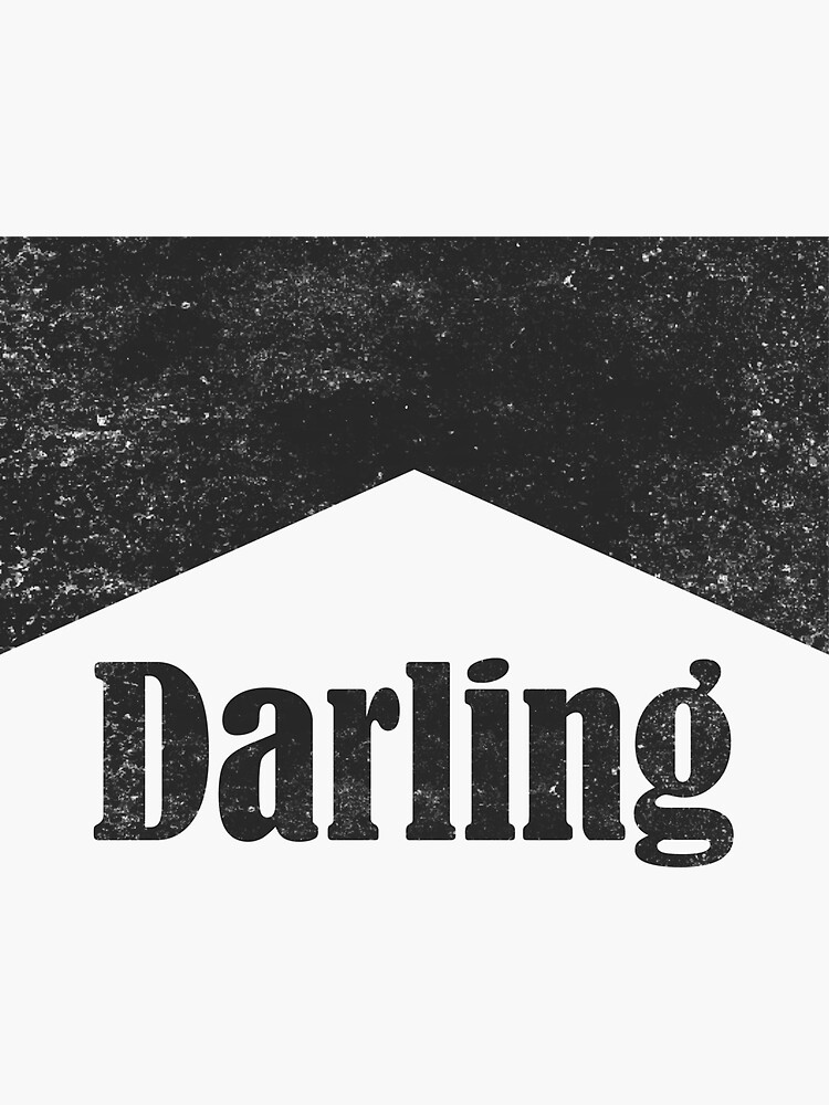 "Darling Logo" Sticker by goodprana3891 | Redbubble
