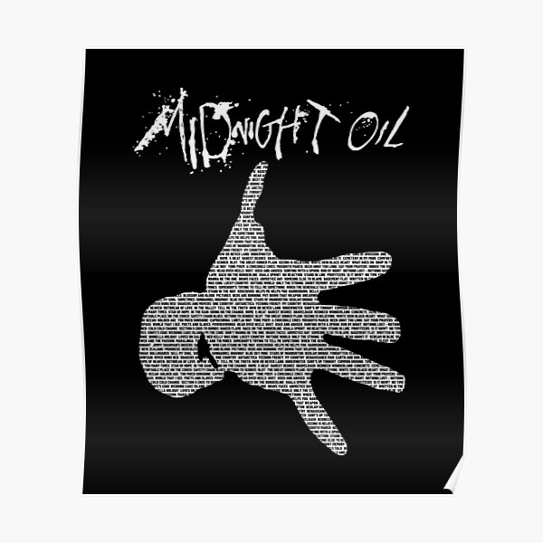 Burning The Midnight Oil Posters | Redbubble
