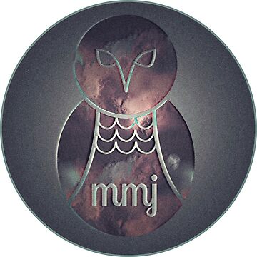 "MMJ - Owl embossed stencil " Sticker for Sale by Trigger413 | Redbubble