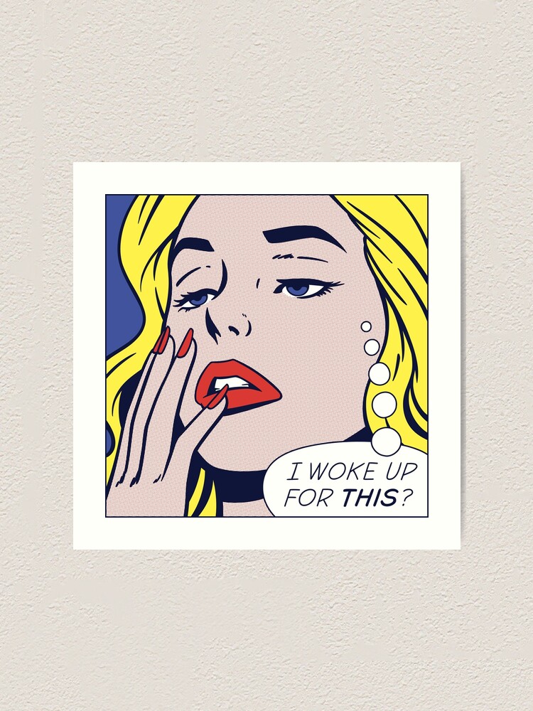 "Pop Awake Girl" Art Print for Sale by Corbin Hunsaker | Redbubble