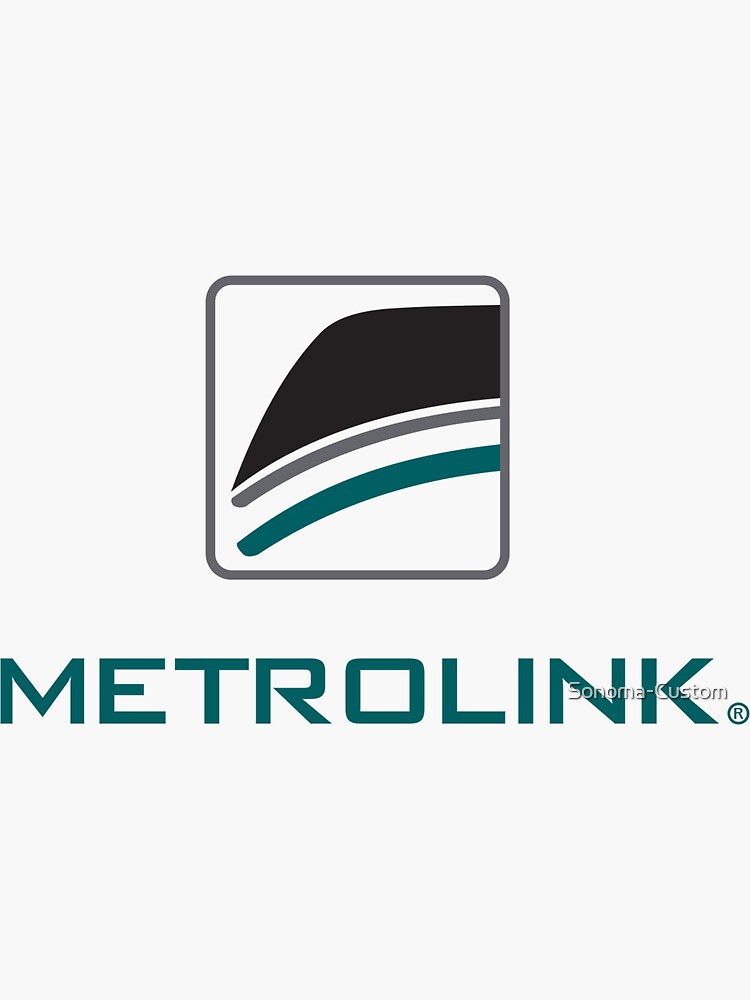 "Metrolink Logo" Sticker by Sonoma-Custom | Redbubble