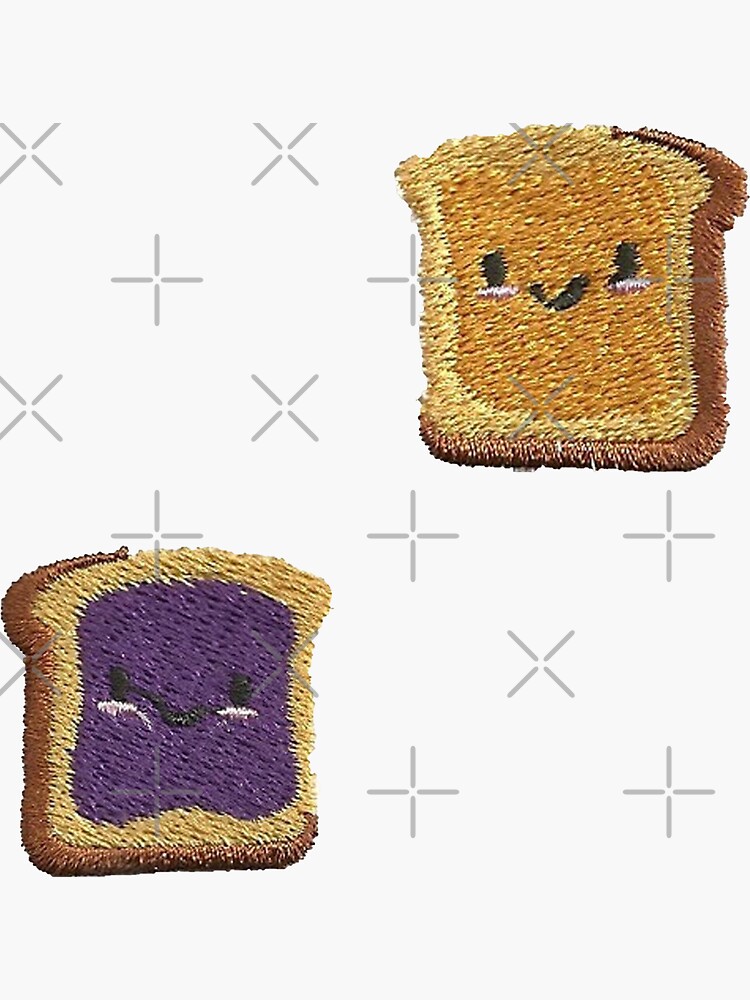"Toast Patch - Set of 2" Sticker for Sale by ThePatcher | Redbubble