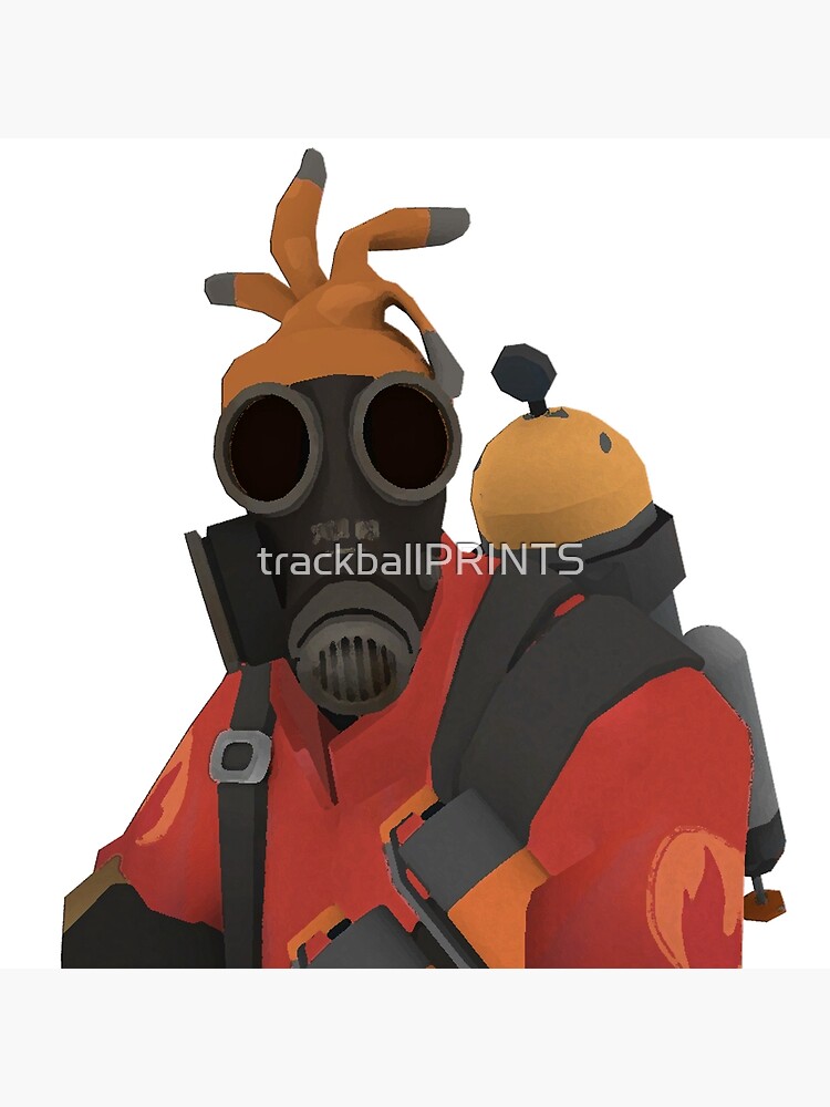 "TF2 - 2009 RED Pyro Poster" Poster for Sale by trackballPRINTS | Redbubble