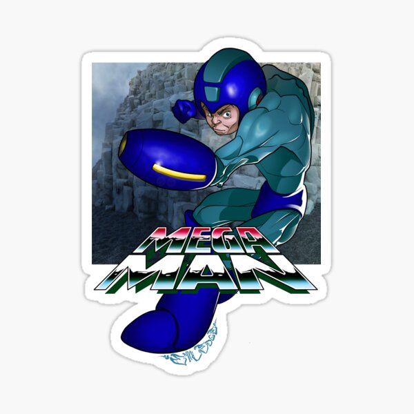 "Mega man 2" Sticker by EmilEdge | Redbubble