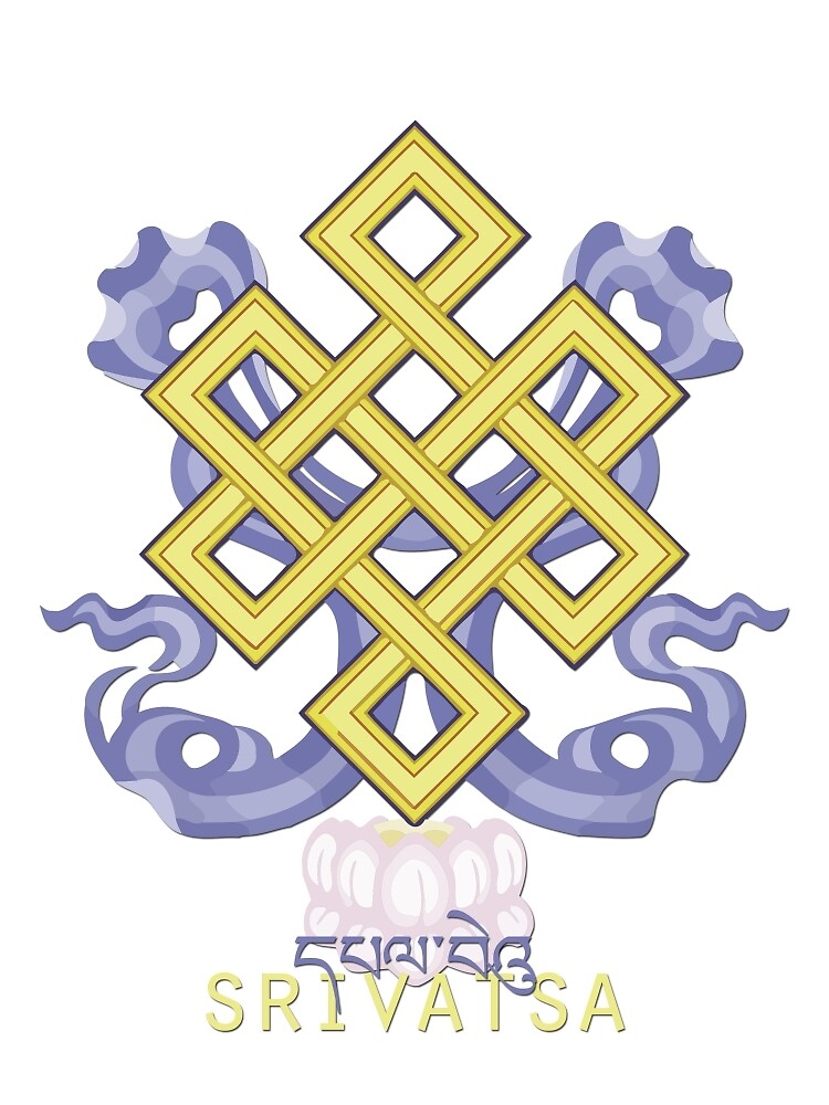 "Srivatsa (Endless Knot) - Buddhist & Hindu Ashtamangala" Poster by ...