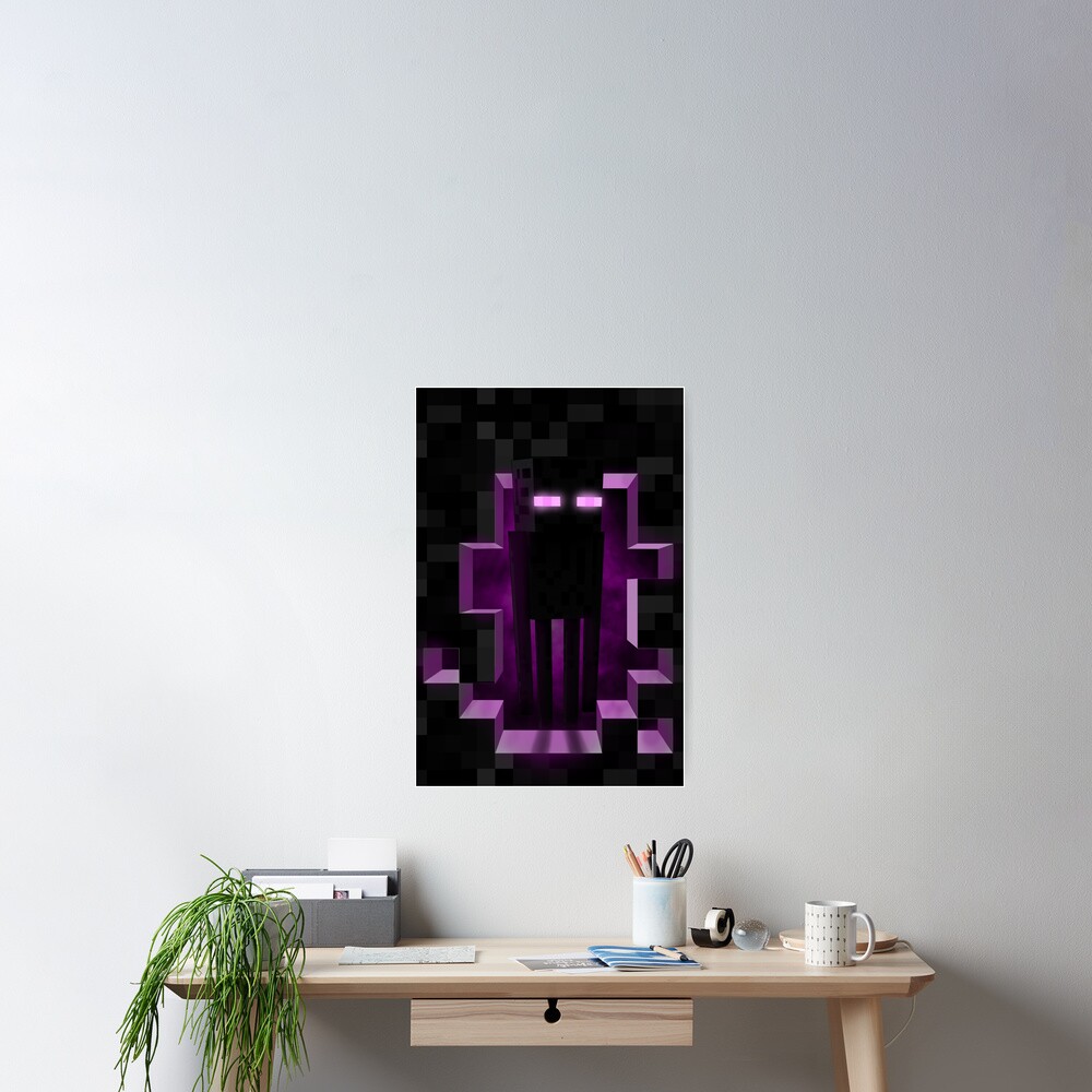 "Enderman Minecrafter Enderdragon" Poster by Infdesigner | Redbubble