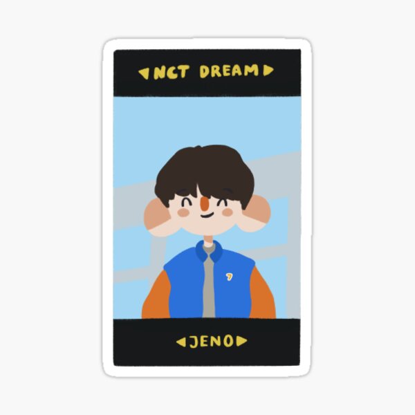 "JENO 제노 NCT DREAM Déja Vu" Sticker for Sale by KPOPCoffee | Redbubble