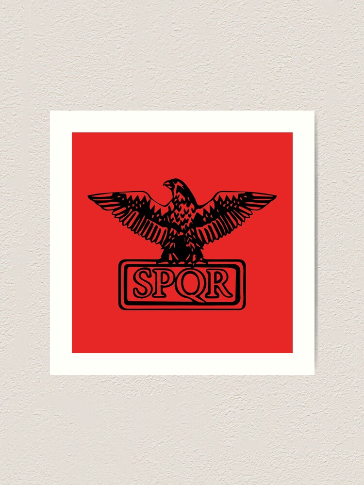 "SPQR logo" Art Print by Iskanderox | Redbubble