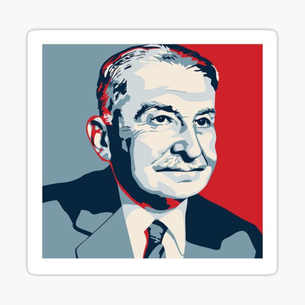 "Mises" Sticker for Sale by Rasos-Razor | Redbubble