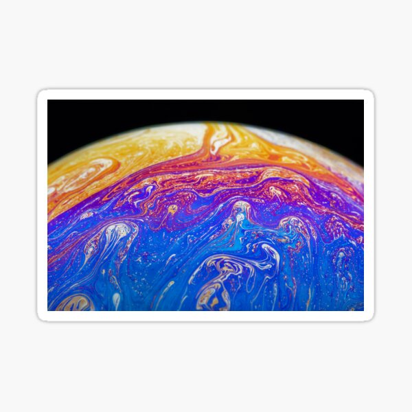 "Soap Bubble Close Up" Sticker by philippemx | Redbubble