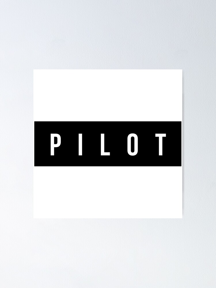 "Pilot Label" Poster by jetmike | Redbubble