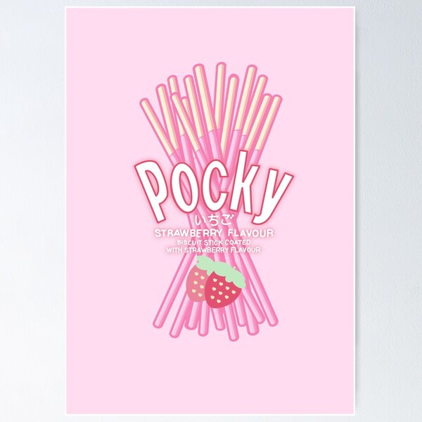 "Strawberry Japanese pocky sweet" Poster by Mkawaii | Redbubble