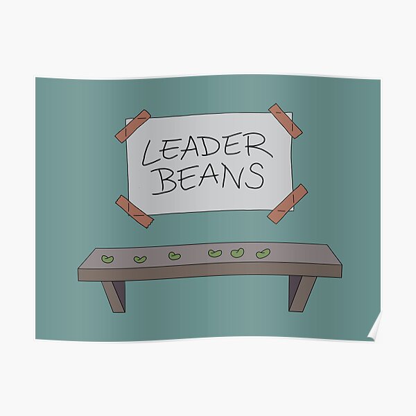 "The Simpsons Leader Beans" Poster for Sale by thebcarts | Redbubble