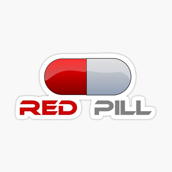 "Red Pill" Sticker for Sale by Eccentrica | Redbubble