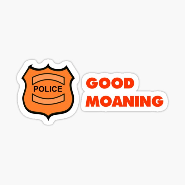 "Allo Allo - Officer Crabtree Good Moaning" Sticker by Eccentrica ...