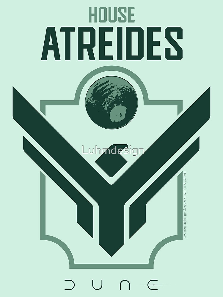 "House Atreides - Dune (2021 film) green color Graphic" Poster for Sale ...