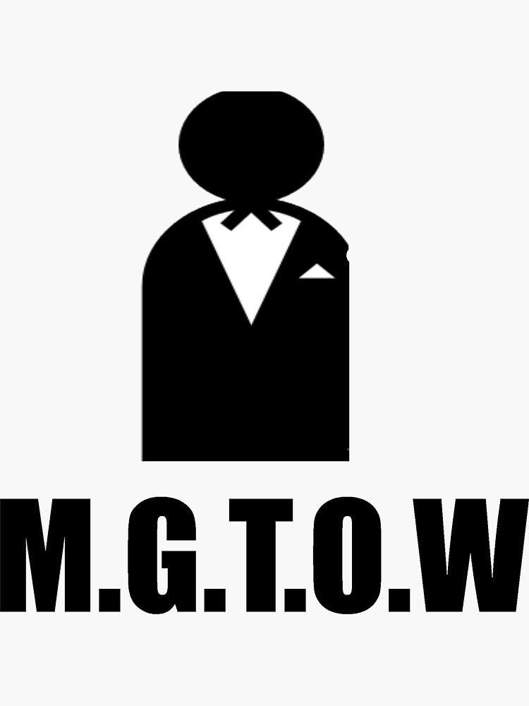 "MGTOW - Men Going Their Own Way" Sticker for Sale by Eccentrica ...
