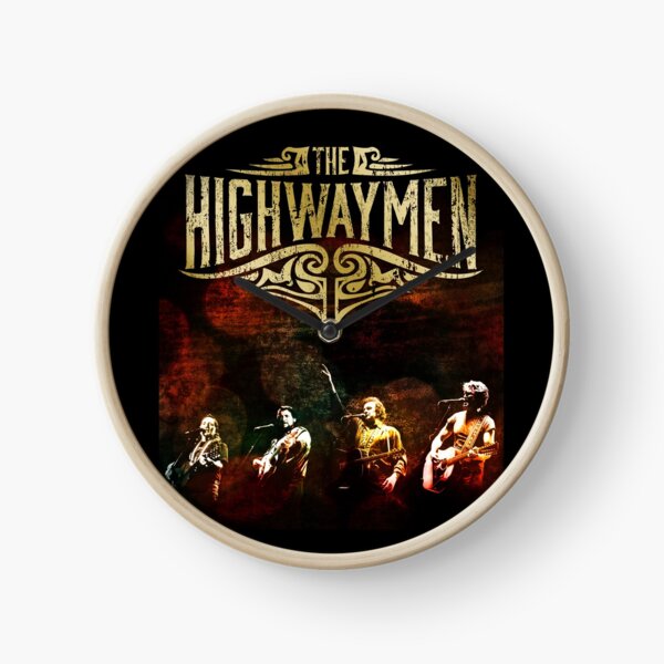 "the highwaymen tour 2021 panglaris" Clock for Sale by ollAs109 | Redbubble