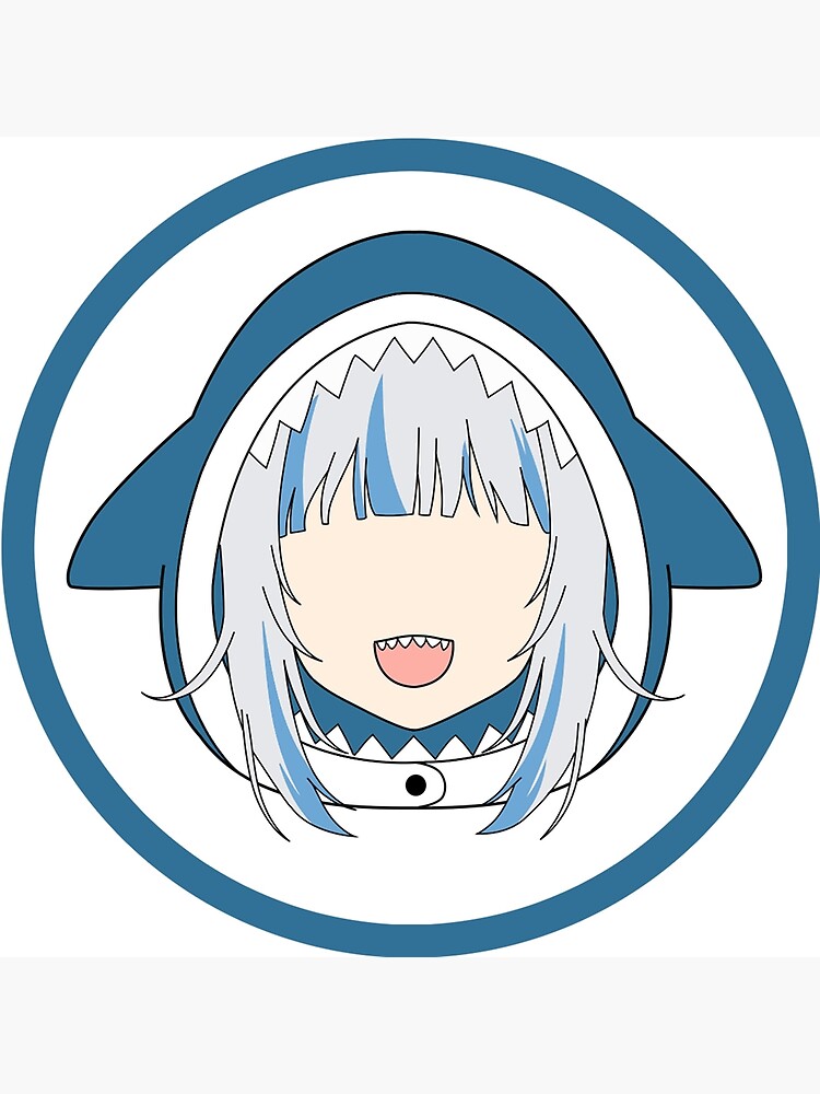 "Gawr Gura Minimalist | Version 1 | Hololive English" Art Print by ...